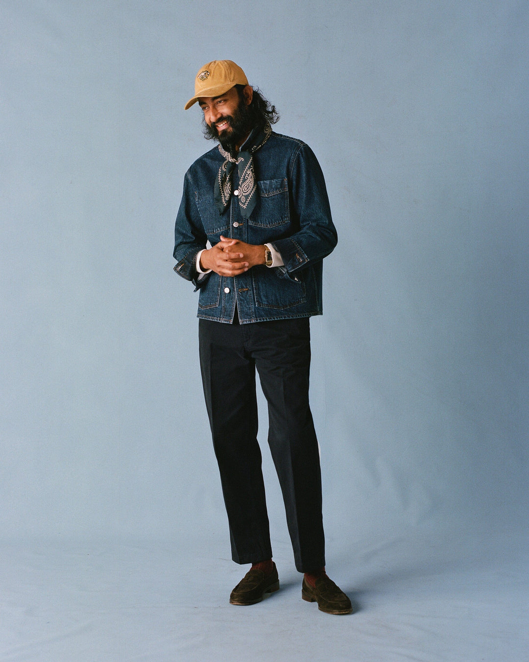 Stone Wash Denim Work Jacket – Drakes