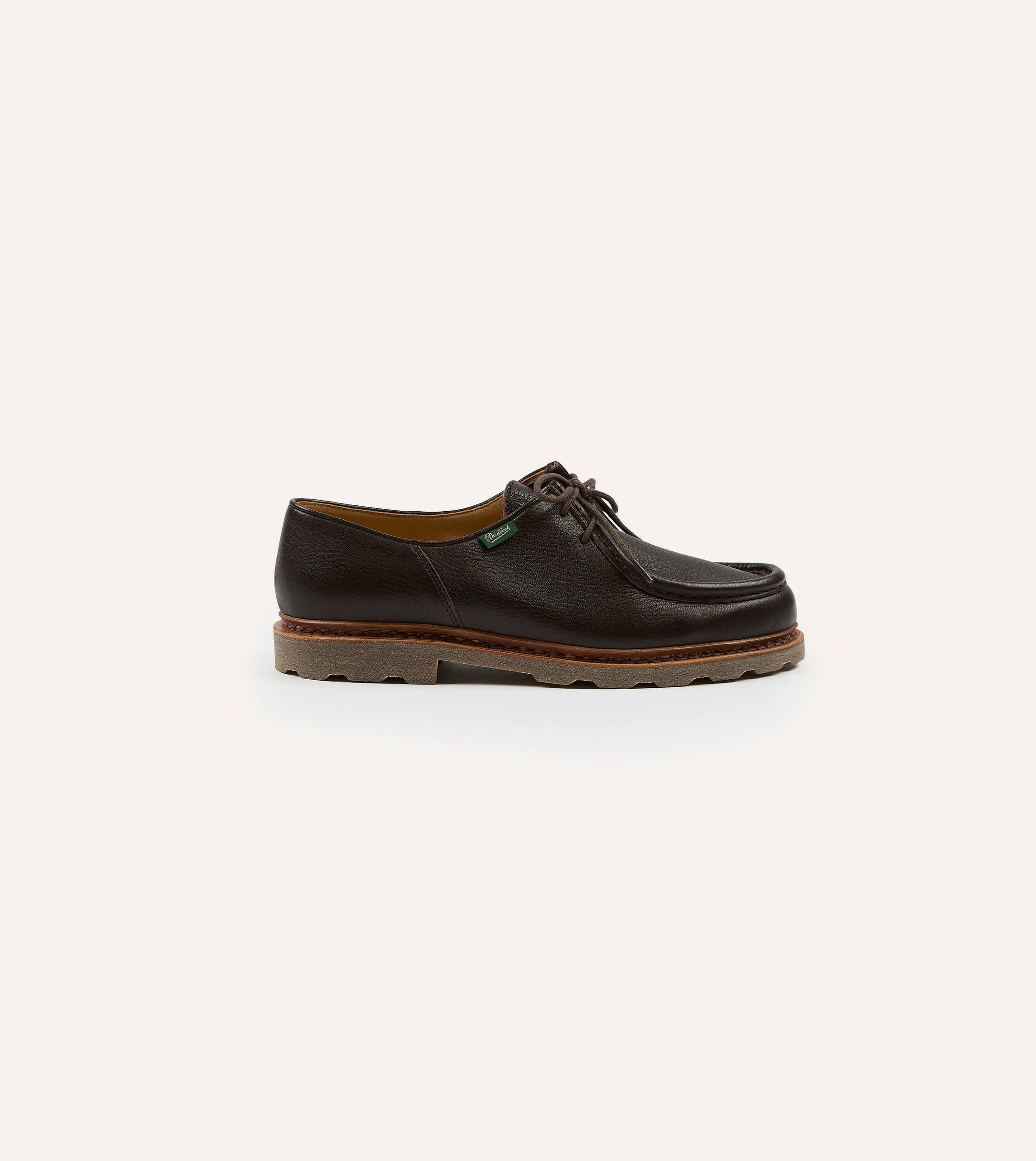 Paraboot Michael Marron Deer Leather Derby Shoe – Drakes