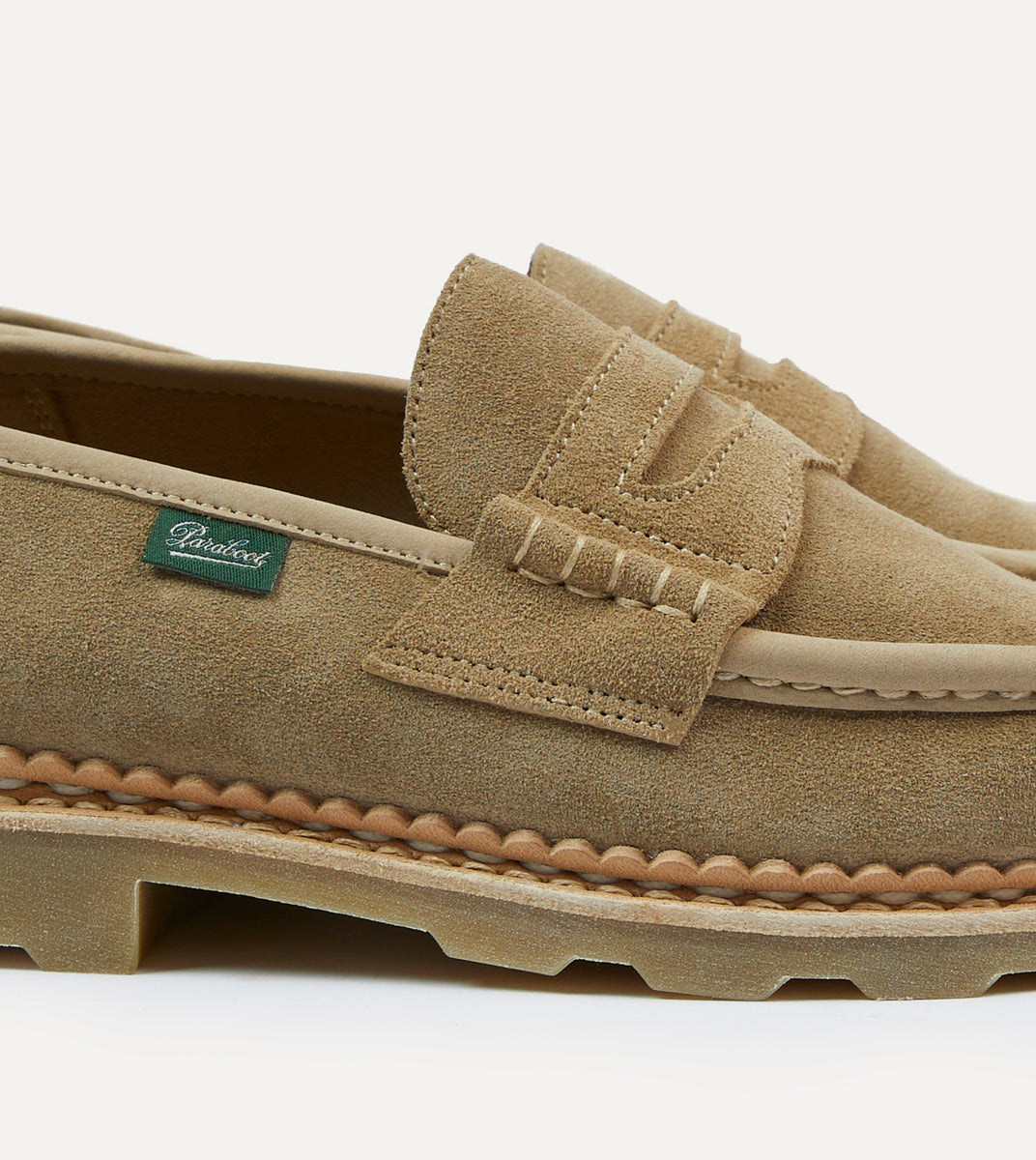 Paraboot Nantes Sand Suede Loafer – Drakes