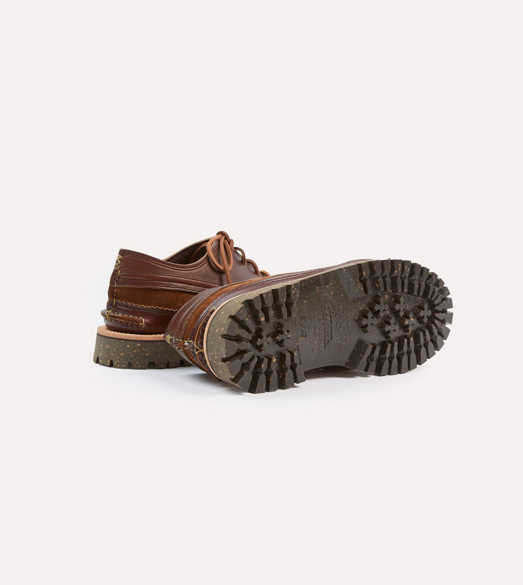 Yuketen Brown Leather Maine Guide Ox Shoe – Drakes