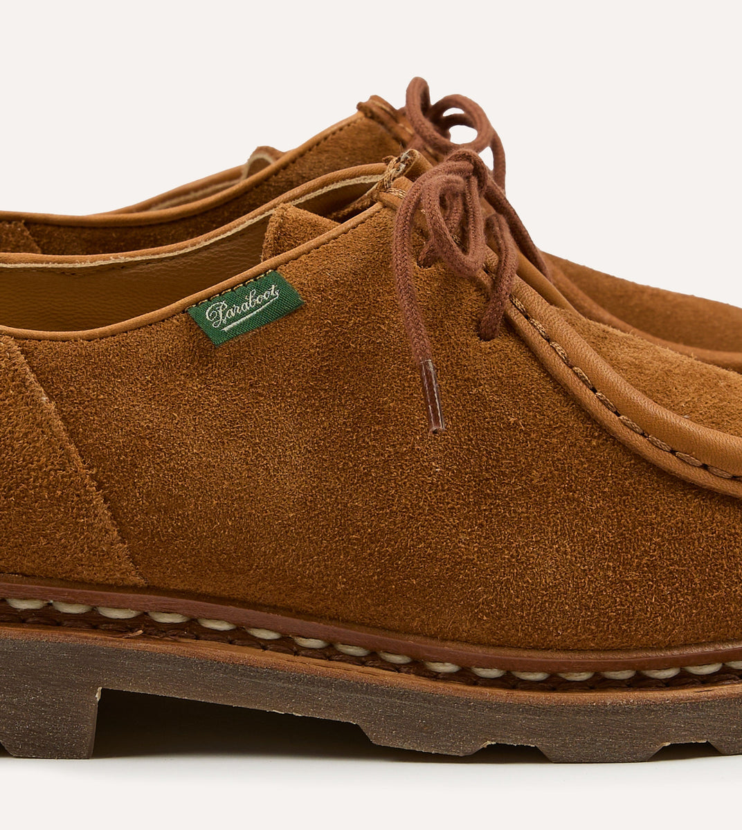 Paraboot Michael Whiskey Suede Derby Shoe – Drakes