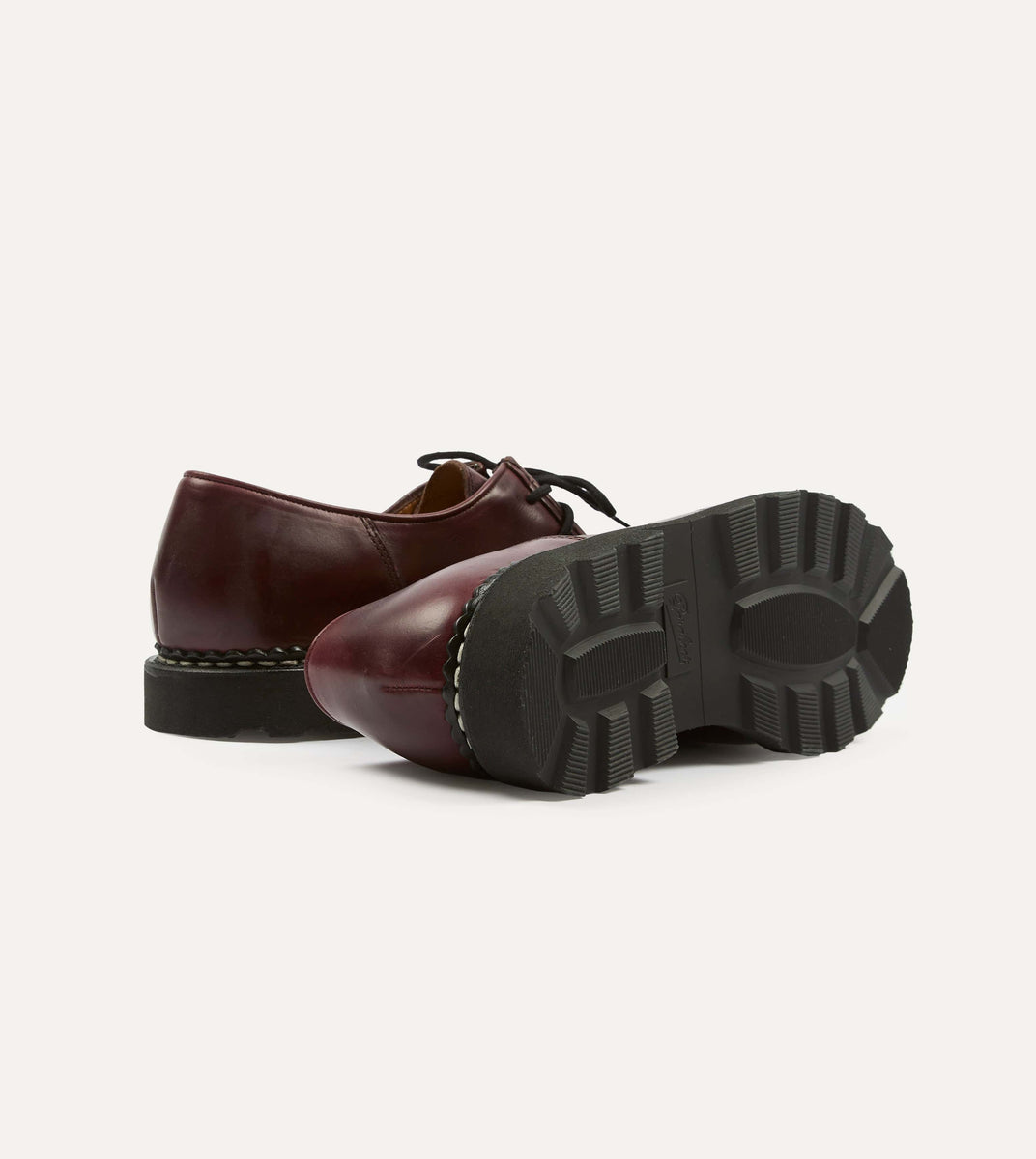 Paraboot Michael Bordeaux Leather Derby Shoe – Drakes