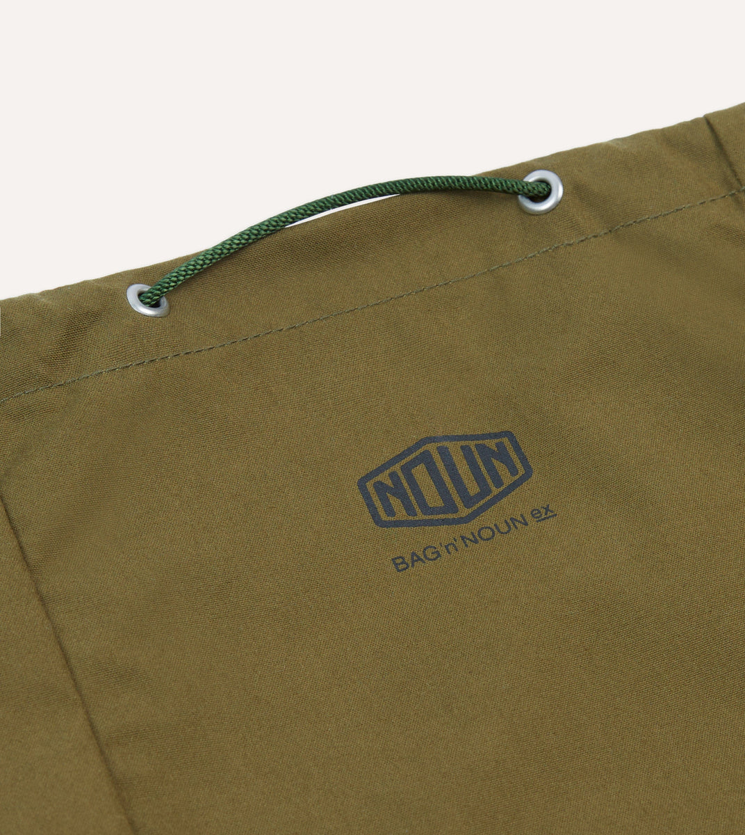 Bag’n’Noun Olive Army Spindle Bag – Drakes