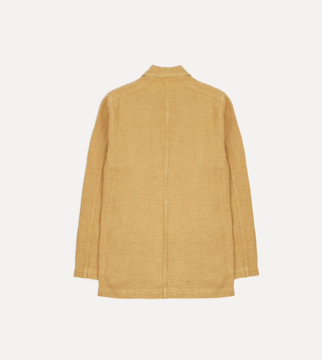 Sand Linen Five-Pocket Chore Jacket – Drakes