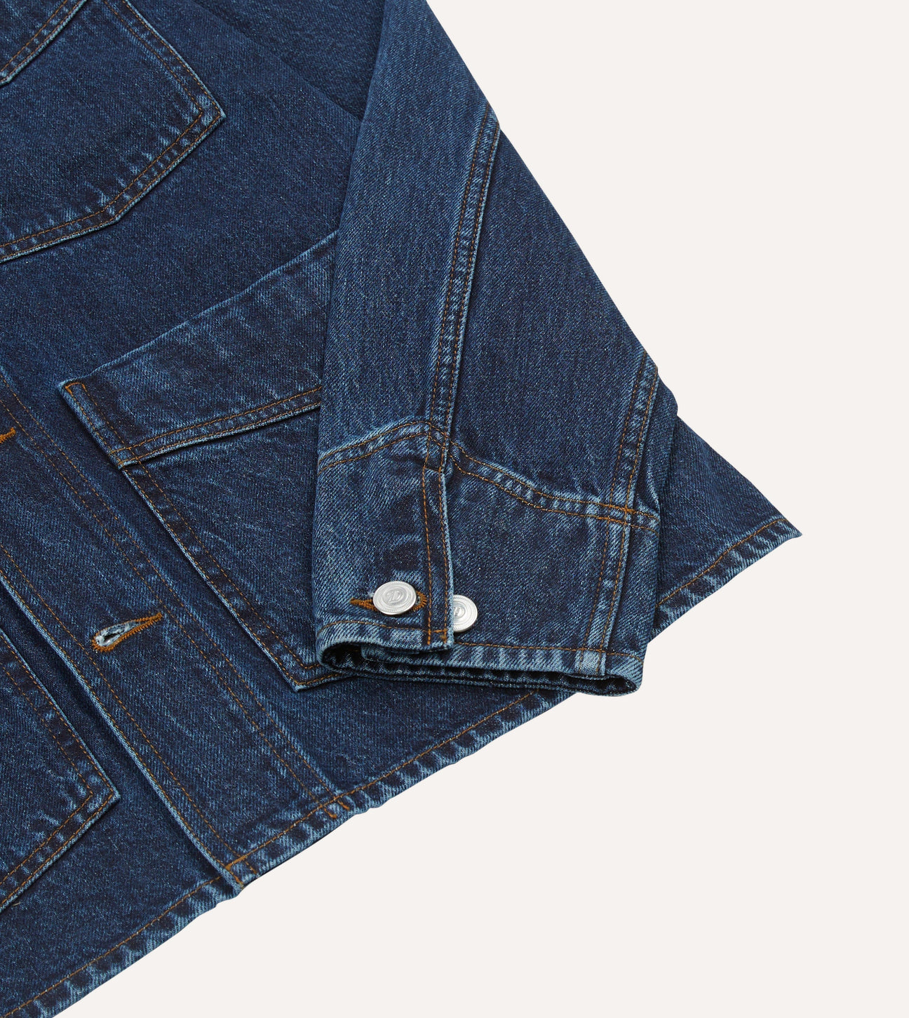 Stone Wash Denim Work Jacket – Drakes