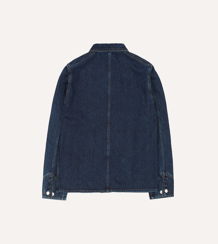 Stone Wash Denim Work Jacket – Drakes