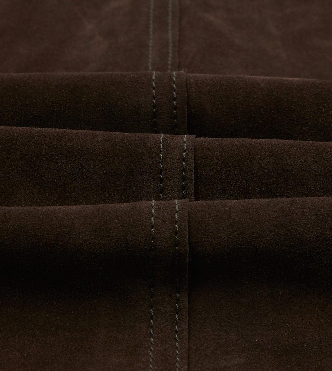 Chocolate Brown Heavyweight Suede Five-Pocket Chore Jacket – Drakes