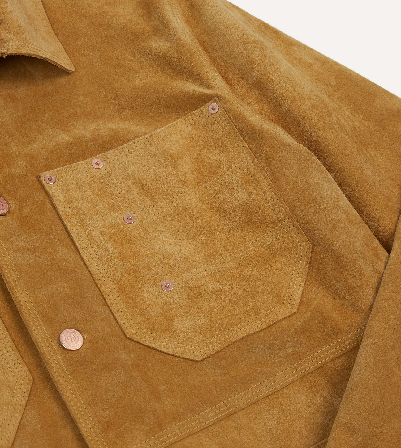 Sand Suede Welder Jacket – Drakes