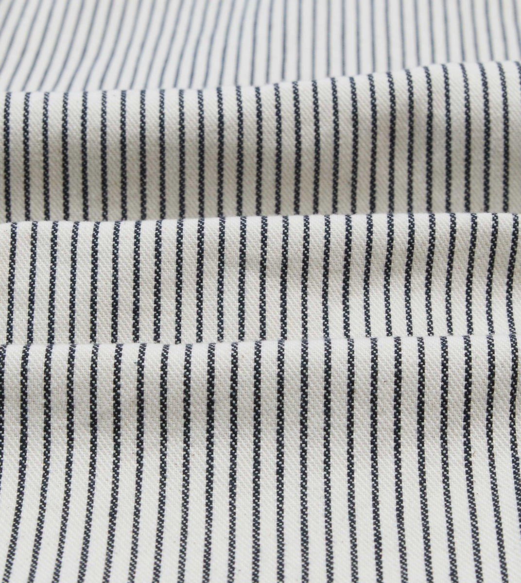 Navy and Ecru Stripe Cotton Stoker Jacket – Drakes