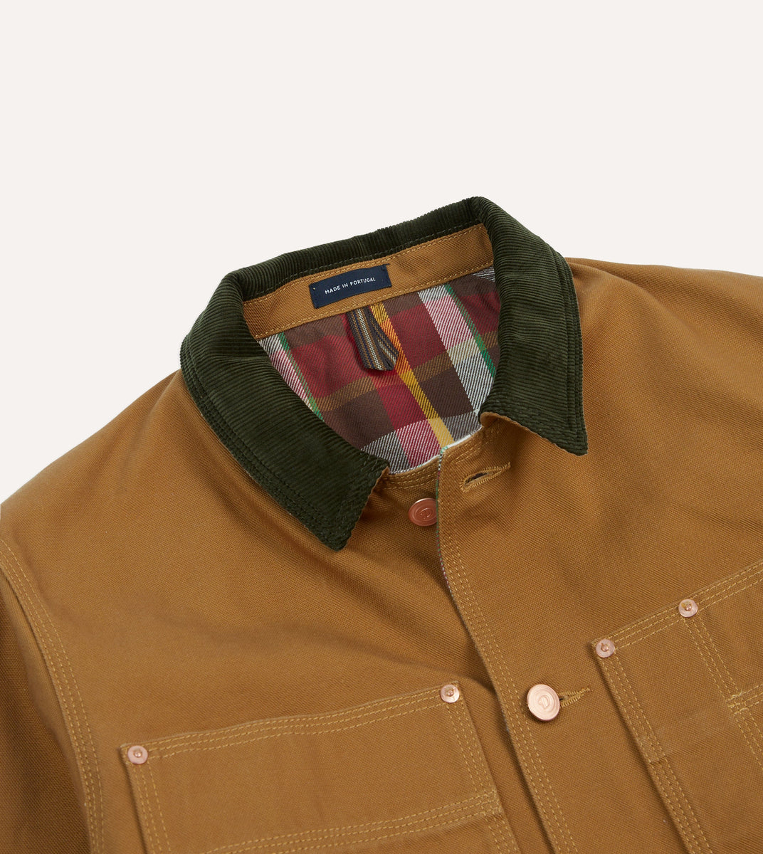 Tobacco Canvas Welder Jacket – Drakes