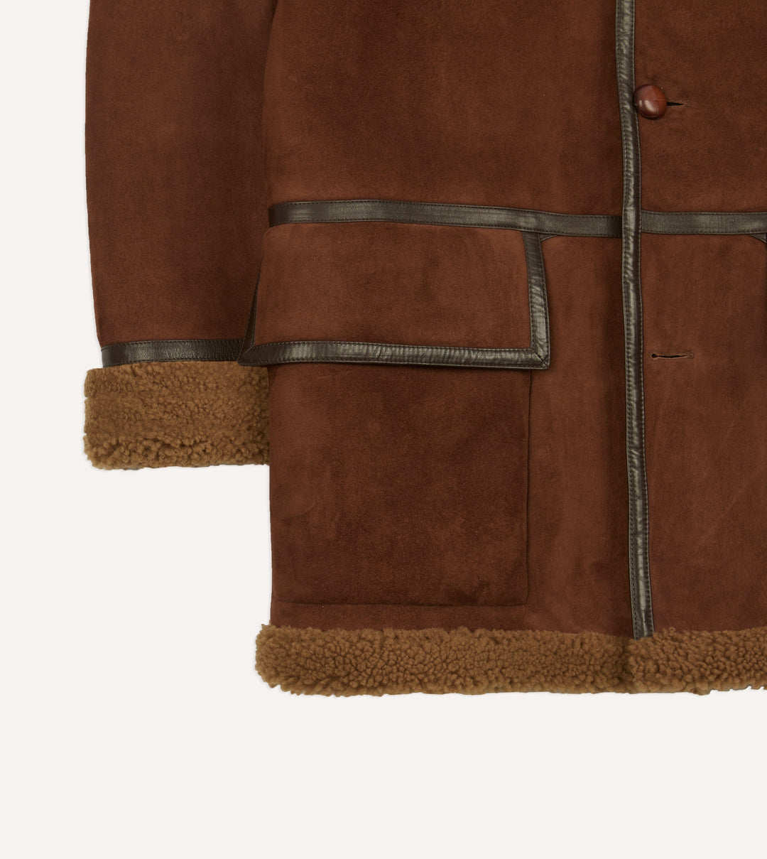Shearling Car Coat – Drakes