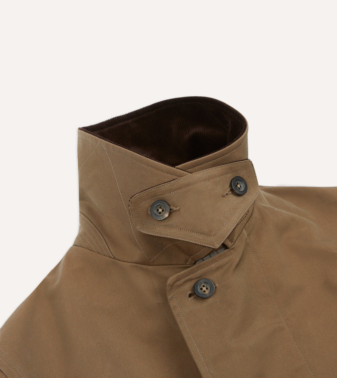 Drake's for Permanent Style Tan Rider's Raincoat – Drakes