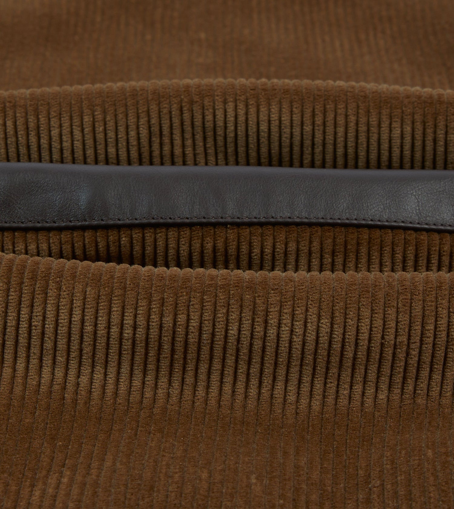 Brown Corduroy Wadded Vest – Drakes