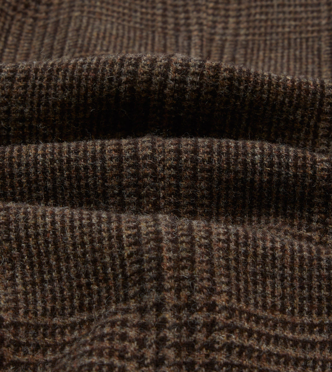 Dark Brown Prince of Wales Check Tweed Games Blazer Mk. VII – Drakes
