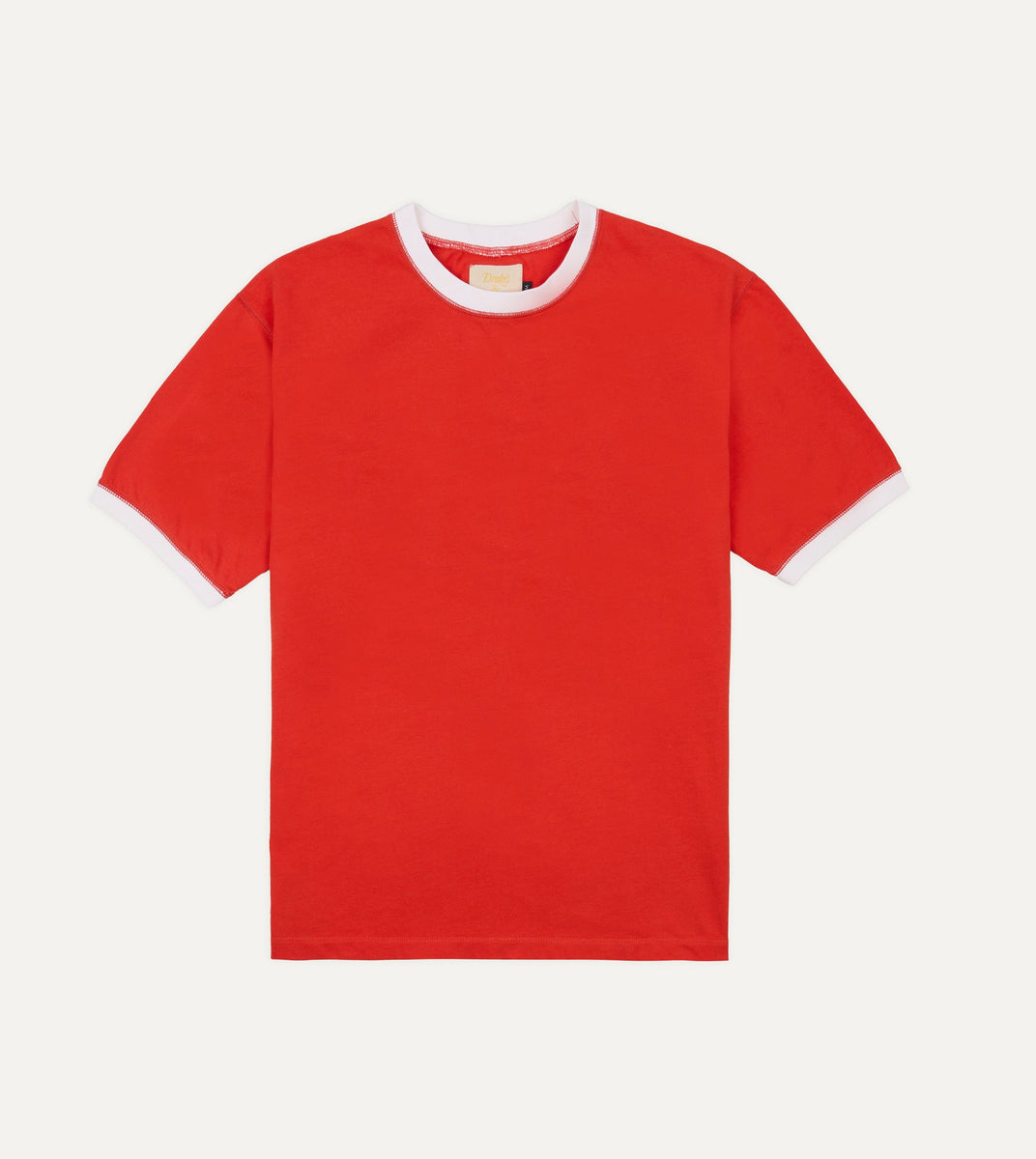 Drake's & Mr Camel Red Ringer T-Shirt – Drakes