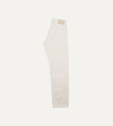Ecru 12.7oz Selvedge Denim Tonal Stitch Five-Pocket Jeans – Drakes