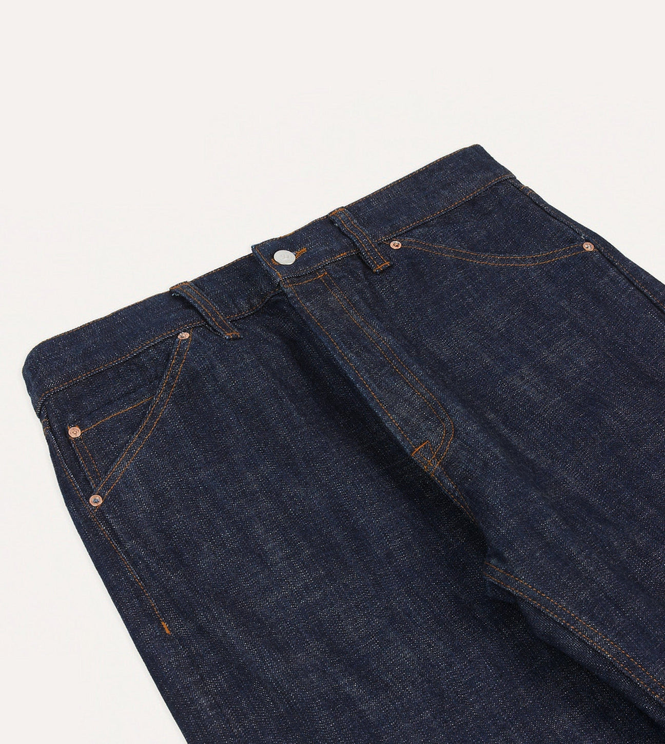 Indigo Rinse 15.5oz Japanese Selvedge Denim Five-Pocket Jeans – Drakes