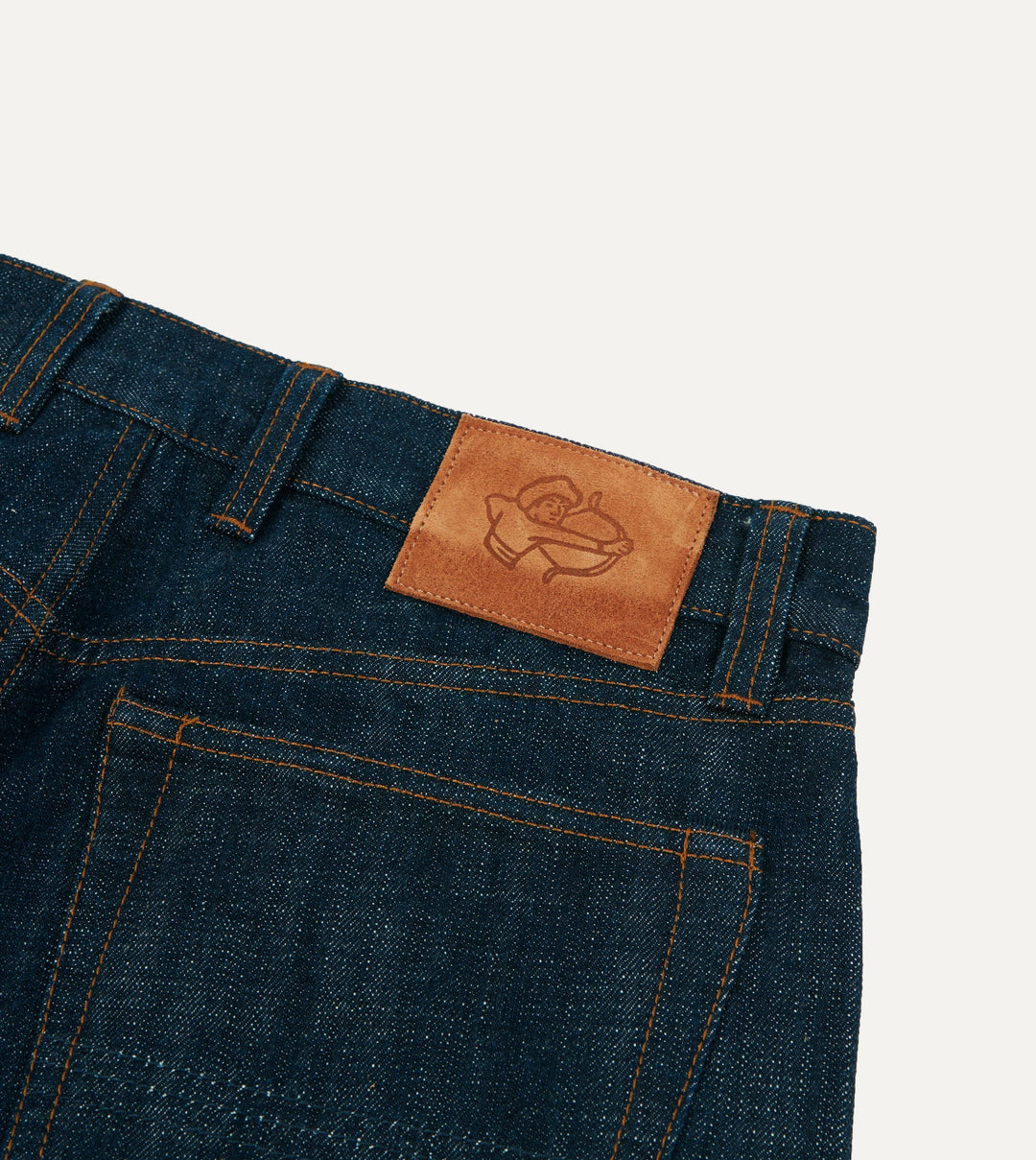Indigo Rinse 15.5oz Japanese Selvedge Denim Five-Pocket Jeans – Drakes