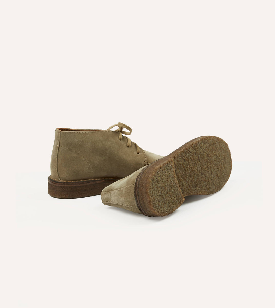 Crosby Moc-Toe Chukka Boot Sand Suede – Drakes