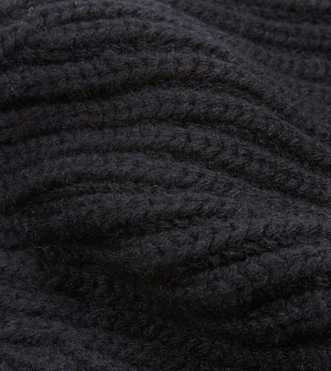 Black Cashmere Ribbed Knit Cap – Drakes