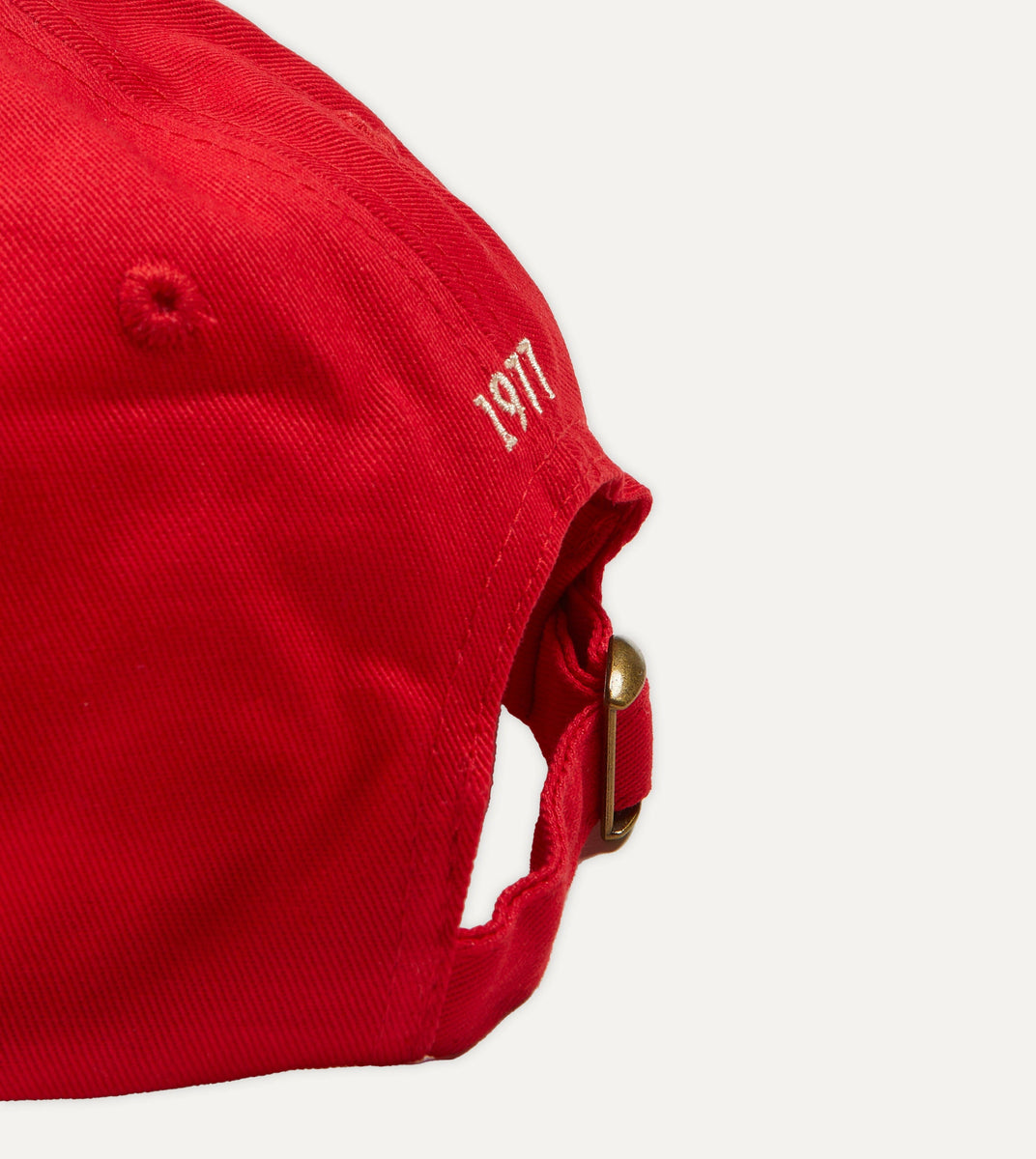 Red 'D' Flag Emblem Cotton Twill Baseball Cap – Drakes