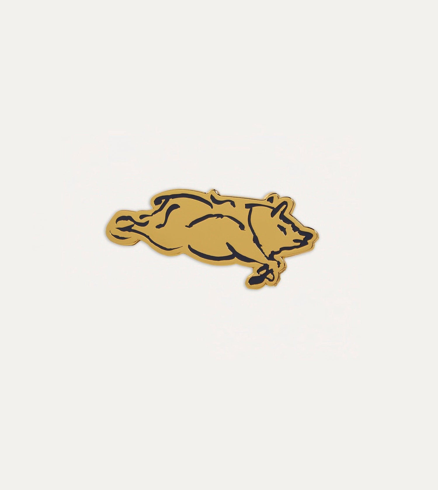 St. JOHN by Drake's Gold Pig Enamel Pin – Drakes
