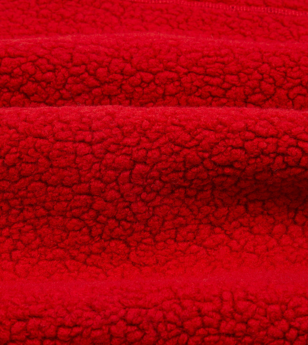 Red Boucle Wool Zip Fleece Vest – Drakes