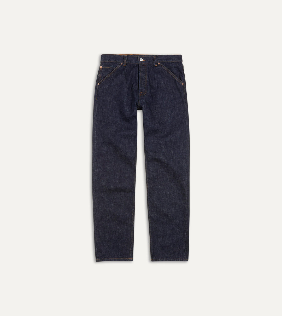 Indigo Rinse 14.2oz Japanese Selvedge Denim Five-Pocket Jeans – Drakes