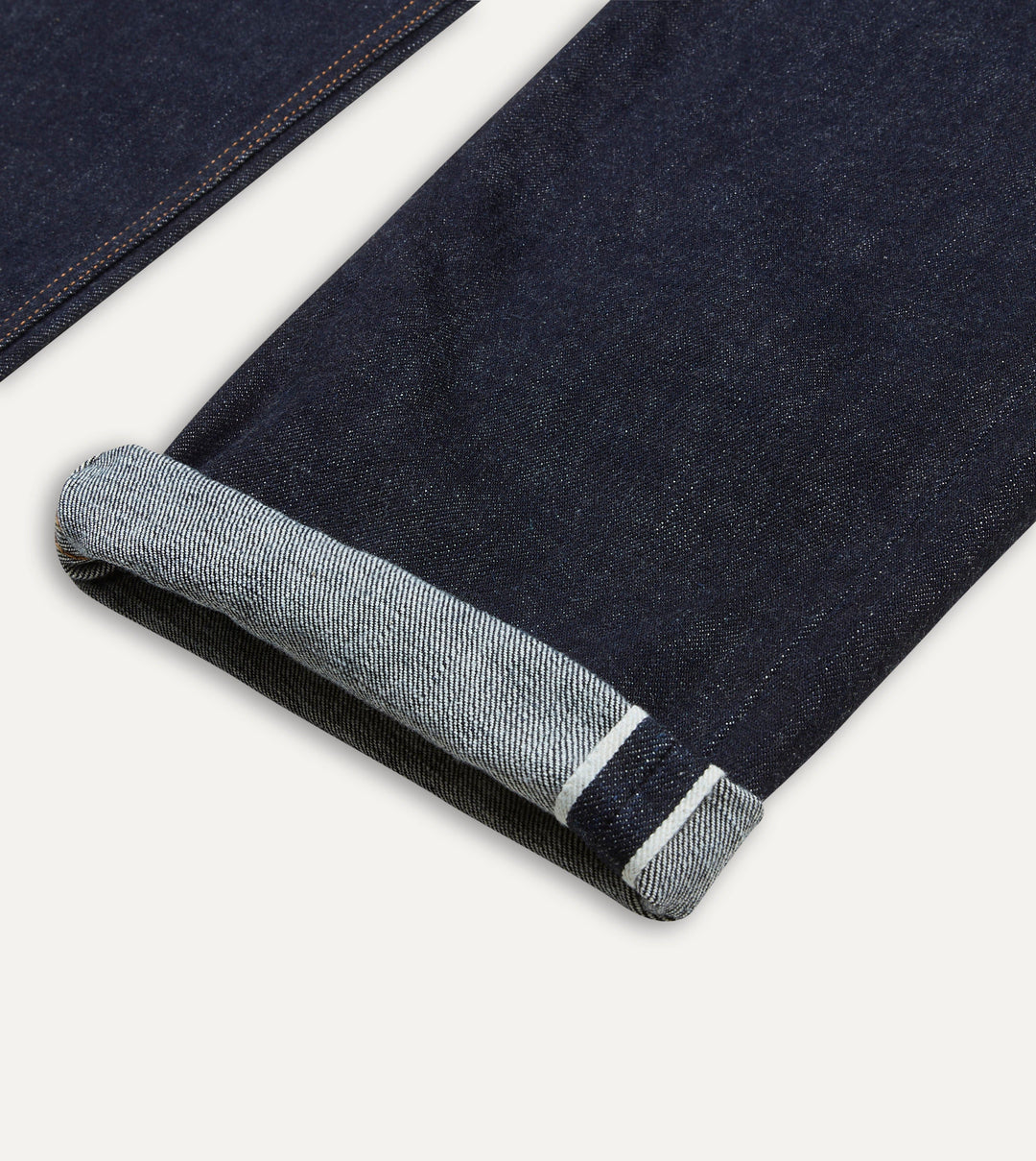 Indigo Rinse 14.2oz Japanese Selvedge Denim Five-Pocket Jeans – Drakes